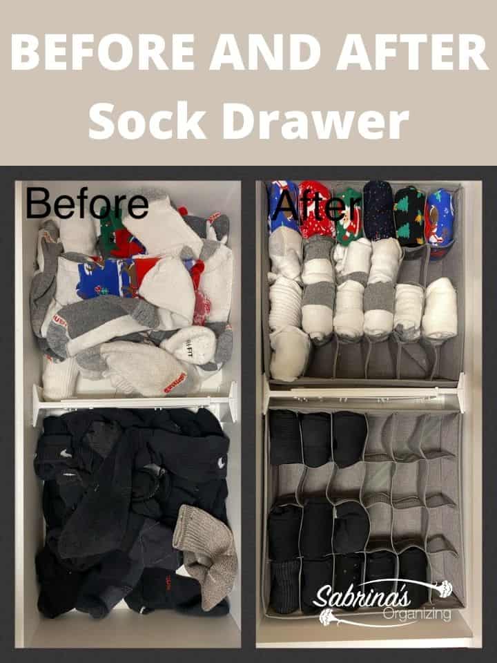 Day 1: Sock Drawer {31 Days of Easy Decluttering} | From Overwhelmed To ...